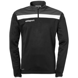 Trainingspullover Uhlsport "1/4 ZIP TOP OFFENSE 23", Herren, Gr. 3XL, schwarz (schwarz, anthra, wei&szlig;), Obermaterial: 100% Polyester PES., Pullover
