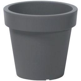 Blumentopf Prosperplast "Lofy" mit 3 St&uuml;tzr&auml;dern im Rollensystem", grau (steingrau), Kunststoff, Pflanzgef&auml;&szlig;e, &Oslash;xH: 58,2x52,3cm