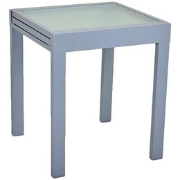 Garten-Essgruppe Garden Pleasure "LOLA", grau (grau, schwarz), Obermaterial: 100% Polyester, Sitzm&ouml;bel-Sets