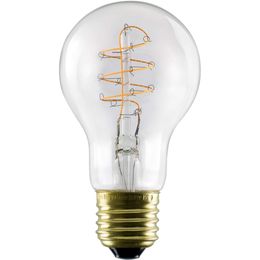 Segula LED-Filament "LED Gl&uuml;hlampe A19 klar, E27", Energieeffizienz: G (A-G), transparent, klar, L:11cm &Oslash;:6cm, Leuchtmittel