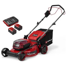 Akkurasenm&auml;her Einhell "GC-CM 36/51 S Li BL (2x5,2Ah)", rot, schwarz, B:57,8cm H:44cm, Rasenm&auml;her, Inkl. 2 Akkus und Twincharger