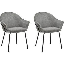 Esszimmerstuhl OTTO HOME "ALIY", anthratice, anthratice, B:66cm H:83cm T:64cm, 100% Polyester, St&uuml;hle, Esszimmerstuhl