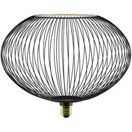 Segula LED-Filament "LED Floating Filo", Energieeffizienz: G (A-G), schwarz, L:250cm &Oslash;:300cm, Leuchtmittel, LED Floating Filo Oval 300 black E27, 6W, 2200K, 450lm