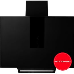Amica Kaminhaube "KHF 666 600 S", Energieeffizienz: A+ (A+++-D), schwarz (matt, schwarz), B:60cm H:77,5cm T:35cm, Dunstabzugshauben, Kompaktes Haubendesign mit moderner Ausstrahlung