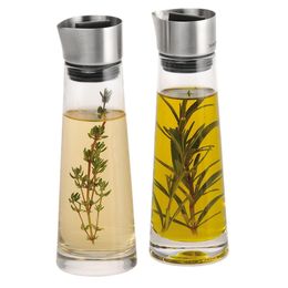 Menage-Set Blomus "Alinjo", schwarz (transparent, edelstahlfarben, schwarz), H:16,7cm &Oslash;:5,3cm, Menage-Sets
