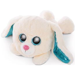 Kuscheltier Nici "Glubschis, Hase Wolli-Dot, 25 cm", wei&szlig; (wei&szlig;, blau), Pl&uuml;schfiguren, KinderB:15cm H:12cm T:25cm, Polyester, Kuscheltier, B:15cm H:12cm T:25cm