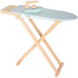 Kinder-B&uuml;gelbrett Small Foot, bunt, Spielzeug-Haushaltsger&auml;te, KinderB:19cm H:55cm T:66cm, Holz, mit B&uuml;geleisen, B:19cm H:55cm T:66cm