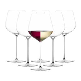 Weinglas ZWIESEL GLAS "Allround Weingl&auml;ser VUELO 640 ml 6er Set transparent", bunt (transparent), B:10,5cm H:22,6cm &Oslash;:10,5cm, Glas, Trinkgef&auml;&szlig;e, Weinglas, Sp&uuml;lmaschinengeeignet