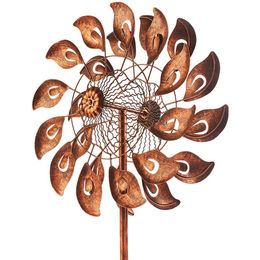 Gartenstecker Locker "42525-06", braun, B:58cm H:213cm L:58cm, Metall, Gartenstecker