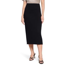 Maxirock Betty Barclay "Damen mit Seitenschlitzen", Damen, Gr. 38, schwarz, Strick, Obermaterial: 55% Viskose, 30% Polyester, 15% Polyamid, figurbetont lang, R&ouml;cke Maxirock