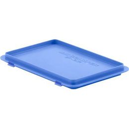 Sch&auml;fer Shop Deckel mit Haken EF-D 32 H f&uuml;r Kasten im EURO-Ma&szlig;, blau