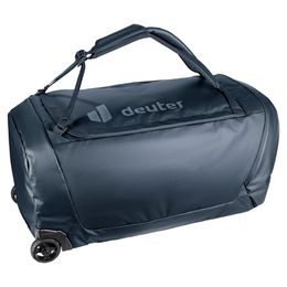 Sporttasche Deuter "DUFFEL PRO ROLLER 90 L", Gr. B/H/T: 43cm x 86cm x 35cm, schwarz, Obermaterial: 100% Polyester, Taschen Sporttasche, mit 90 Litern Volumen, zusammenfaltbar, wasserabweisend, rollbar