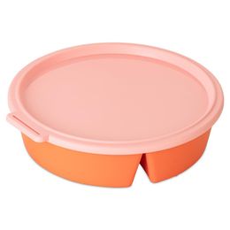 Aufbewahrungssch&uuml;ssel Koziol "NORA BOX 1,1l Schale 1,1l mit Deckel", strong coral, sweet pink, B:21,8cm H:5,9cm, Lebensmittelaufbewahrungsbeh&auml;lter