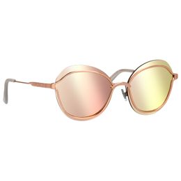 Sonnenbrille Superdry "Modell 995052", Damen, ros&eacute;, metallic, Sonnenbrillen Sonnenbrille, Form Butterfly, Logoschriftzug auf B&uuml;gel, Metallfassung