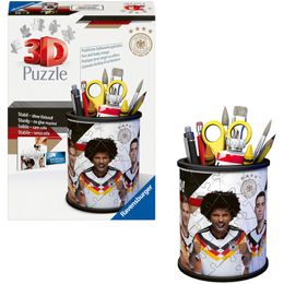 3D-Puzzle Ravensburger "Stiftehalter DFB", bunt, Puzzles, KinderB:7,7cm H:9,5cm T:7,7cm, Kunststoff, Motiv, Made in Europe, B:7,7cm H:9,5cm T:7,7cm