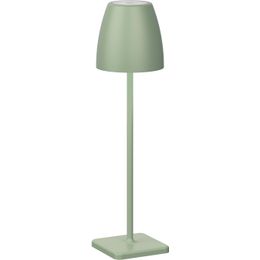NOVA LUCE Au&szlig;en-Tischleuchte "COLT", gr&uuml;n (olive gr&uuml;n), &Oslash; 11cm H: 38cm, 1 Stk., Leuchten, Dimmbar