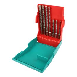 Heller 4POWER SDS-plus Hammerbohrer, set 7-tlg. Durchmesser 5/6/6/8/8/10/12 mm (29199)