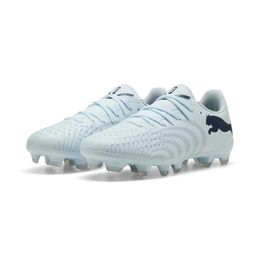 Fu&szlig;ballschuh Puma "FUTURE 9 PLAY FG/AG WN'S", Damen, Gr. 42, icy blau, blau jewel, Synthetik, Schuhe Fu&szlig;ballschuh, mit Nockensohle f&uuml;r Rasen- und Kunstrasenpl&auml;tze