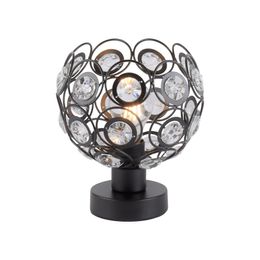 JUST LIGHT Nachttischlampe "BENJAMIN", schwarz, 1, &Oslash; 18cm, 1 Stk., Leuchten, ExklusiveE27