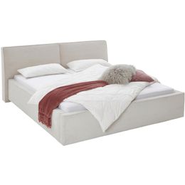 Meise M&ouml;bel Polsterbett MEISE.M&Ouml;BEL "Magnum", beige (beige, beige), B:212cm L:229cm, Betten, Polsterbett, wahlweise mit Bettkasten