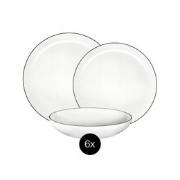 Asa starterset &agrave; table ligne noire 18-teilig
