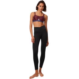 Sporthose triaction by Triumph "Cardio RTW High-Rise Leggings", Damen, Gr. XL, N-Gr, schwarz, Single Jersey, Obermaterial: 81% Polyamid, 19% Elasthan. Besatz: 63% Polyamid, 37% Elasthan, unifarben, eng 7/8-L&auml;nge, Hosen Sporthose, atmungsaktiv