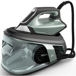 Rowenta Dampfb&uuml;gelstation "Force Pro 500, m&uuml;helose Textilpflege mit 2 Modi (MAX und ECO)", eukalyptus, Dampfb&uuml;gelstationen, sofortiger Dampf dank Quicksteam-Technologie, Kalk-Kollektor, VR9042