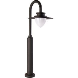 Pollerleuchte Searchlight "Texas 800mm 8W 3000k Bollard, Graphite", grau, B:24cm H:79,5cm L:34cm, Leuchten