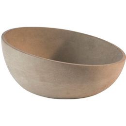 Schale APS "Element", grau, H:14,5cm &Oslash;:29,5cm, Stein, Sch&uuml;sseln, Schale, Beton