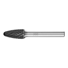 Pferd TOOLS Hartmetall Hochleistungsfr&auml;sstift Rundbogen RBF &Oslash; 10x20mm Schaft-&Oslash; 6 mm Z3P HICOAT universal (21117724)