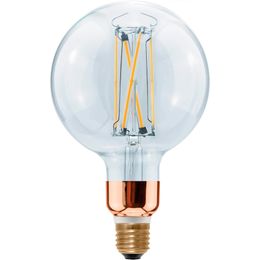 Segula LED-Leuchtmittel "LED Globe 125 High Brightness klar", Energieeffizienz: F (A-G), transparent, L:21cm &Oslash;:12,5cm, Leuchtmittel