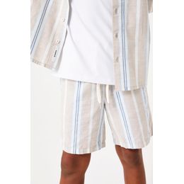 Bermudas Garcia, Jungen, Gr. 176, N-Gr, beige (sand), Web, Obermaterial: 100% Baumwolle, gestreift, regular fit kniefrei, Hosen Bermudas, mit Streifenmuster for BOYS