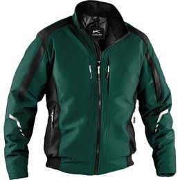 K&Uuml;BLER Funktionsjacke K&Uuml;BLER "Bekleidung", Herren, Gr. XL, gr&uuml;n (moosgr&uuml;n, schwarz), Obermaterial: 100% Polyester PES., Jacken Funktionsjacke