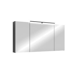 ByLiving Spiegelschrank SPREE, Breite 120 cm, anthrazit, LED Beleuchtung