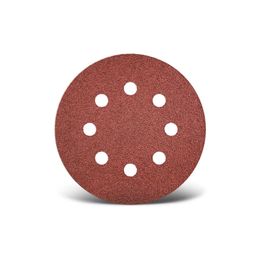 Menzer Klett-Schleifscheiben &Oslash; 115 mm K120 8-Loch Set 50 St&uuml;ck (231481120)