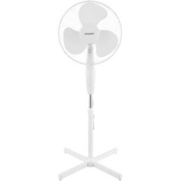 Standventilator exquisit VS 35064, Rotor &Oslash; 400 mm, 3 Leistungsstufen, 4 Stufenschalter, neigbar, mit Tragegriff, B 600 x T 600 x H 1250 mm, wei&szlig;