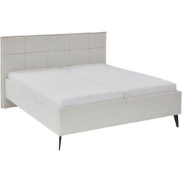 Meise M&ouml;bel Polsterbett MEISE.M&Ouml;BEL "Paulo wahlweise mit Bettkasten, erh&auml;ltlich in den Breiten 160 & 180cm", beige, B:202cm H:120cm L:213cm, Betten, Polsterbett, wahlweise mit Holz- oder Metallfu&szlig;