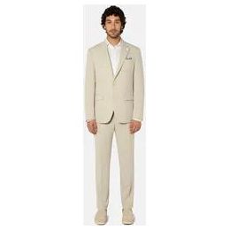 Anzug Thomas Goodwin "5687", Herren, Gr. 54, Normalgr&ouml;&szlig;en, beige, 45% Polyester, 23% Baumwolle, 19% Viskose, 10% Leinen, 3% Elasthan, unifarben, Anz&uuml;ge, aus hochwertiger Materialmischung