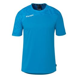 Trainingsshirt Kempa "Trainings-T-Shirt Athletics 29 Kids", M&auml;dchen, Gr. 152, blau (Kempablau), Obermaterial: 100% Polyester Pol. recyc.., Shirts