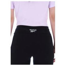 Leggings Reebok "BRIE SMALL LOGO LEGGING", Damen, Gr. XS, N-Gr, schwarz, Obermaterial: 95% Baumwolle, 5% Elasthan, Hosen Leggings