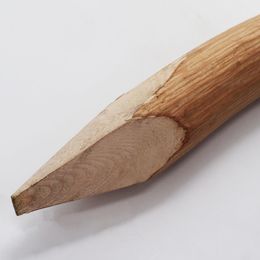 Aquagart 25 Holzpfosten f&uuml;r Staketenzaun 1,05m I Durchmesser 5-6cm I Zaunpfosten aus Haselnuss I Zaun-Pfahl