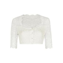Dirndlbluse Nina von C. "Dirndlbluse halbarm Doris", Damen, Gr. 34, beige (champagner), Obermaterial: 86% Polyamid PA. 14% Elasthan EL., Blusen Dirndlbluse