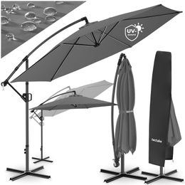 TecTake&reg; Ampelschirm, 3,5 x 3,5 m, 360&deg; drehbar, Kurbelmechanismus, inkl. Schutzh&uuml;lle