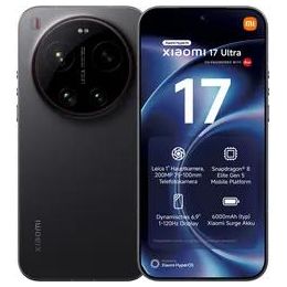 Xiaomi Smartphone "17 Ultra 16+512GB", Energieeffizienz: A (A-G), schwarz, 512 GB, Mobiltelefone, Topseller