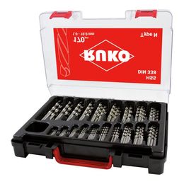 Ruko Spiralbohrer-Satz DIN 338 Typ N, HSS-G - 170 tlg. (Magazin Kunststoff) (214200RO)