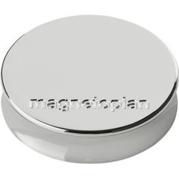 MAGNETOPLAN Ergo-Magnete "Medium", silber, 10 St&uuml;ck
