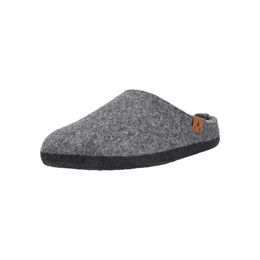 Hausschuh WHISTLER "Tapai", Herren, Gr. 36, grau (dunkelgrau), Synthetik, Schuhe Hausschuh, mit gepolsterter Ferse