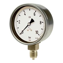 Riegler Manometer, CrNi-Stahl, G 1/2 radial unten, -1 / +0,6 bar, &Atilde;&tilde; 100 (4023)