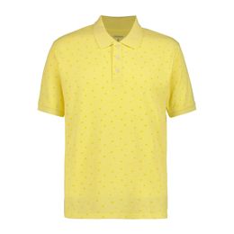 Poloshirt Icepeak "Icepeak Polo shirt Velletri", Herren, Gr. L, hellgelb, Stoff, 100% Baumwolle, normal, hoch geschlossener Ausschnitt, Shirts