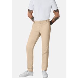 Chinohose PEAK TIME "Astron", Herren, Gr. 30, L&auml;nge 32, crater beige, Material: 68% Baumwolle, 30% Lyocell, 2% Elasthan, gerade, unten schmal lang, Hosen Chinohose, Elegante Herrenhose mit Bio-Baumwolle